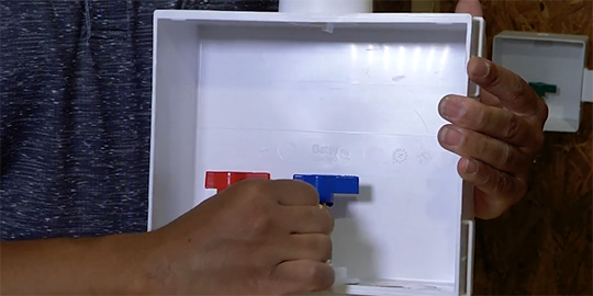 Washing Machine Box with Drain and Valve Flexibility | Oatey